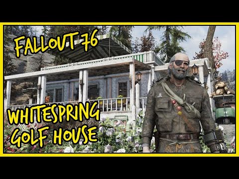 Fallout 76 - Whitespring Golf house - YouTube