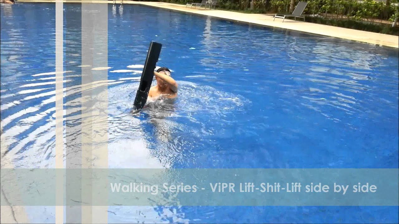 ViPR Workout in the pool - YouTube