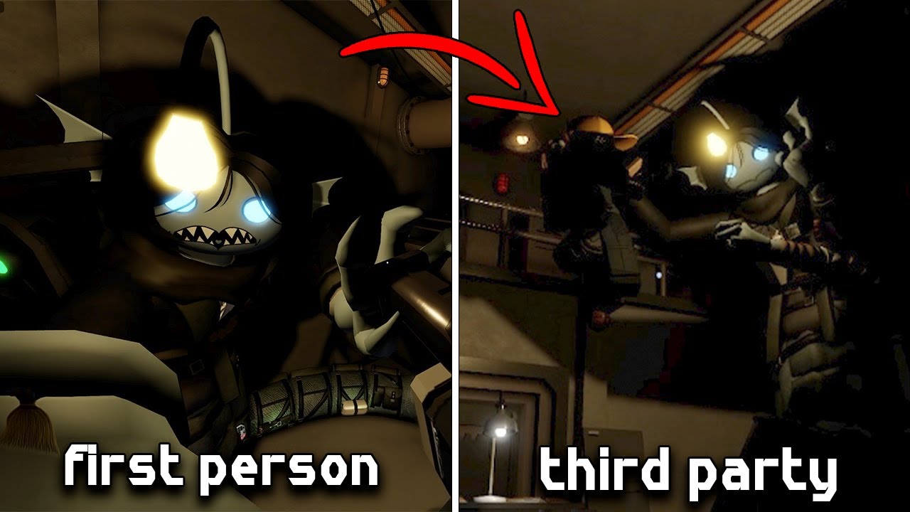 NEW JUMPSCARES SEBASTIAN SOLACE 1ST vs 3RD person - Roblox Pressure ...