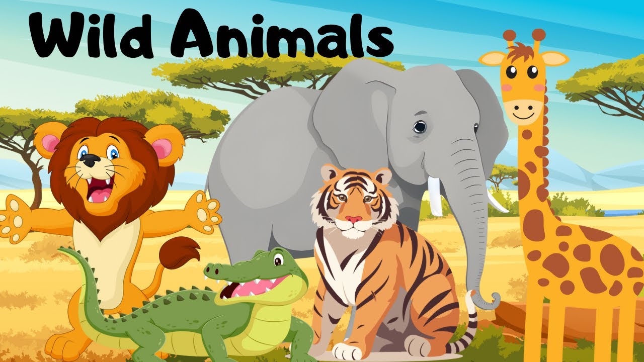 Wild Animals for Kids | Learn Wild Animals | Kids Vocabulary | Buchi ...