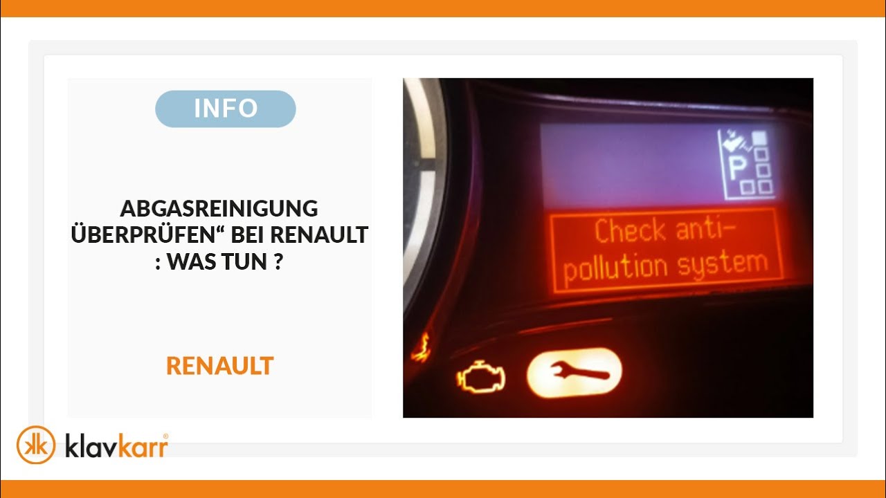 Luxus Gas Einspritz Uberprufen Renault Fotos