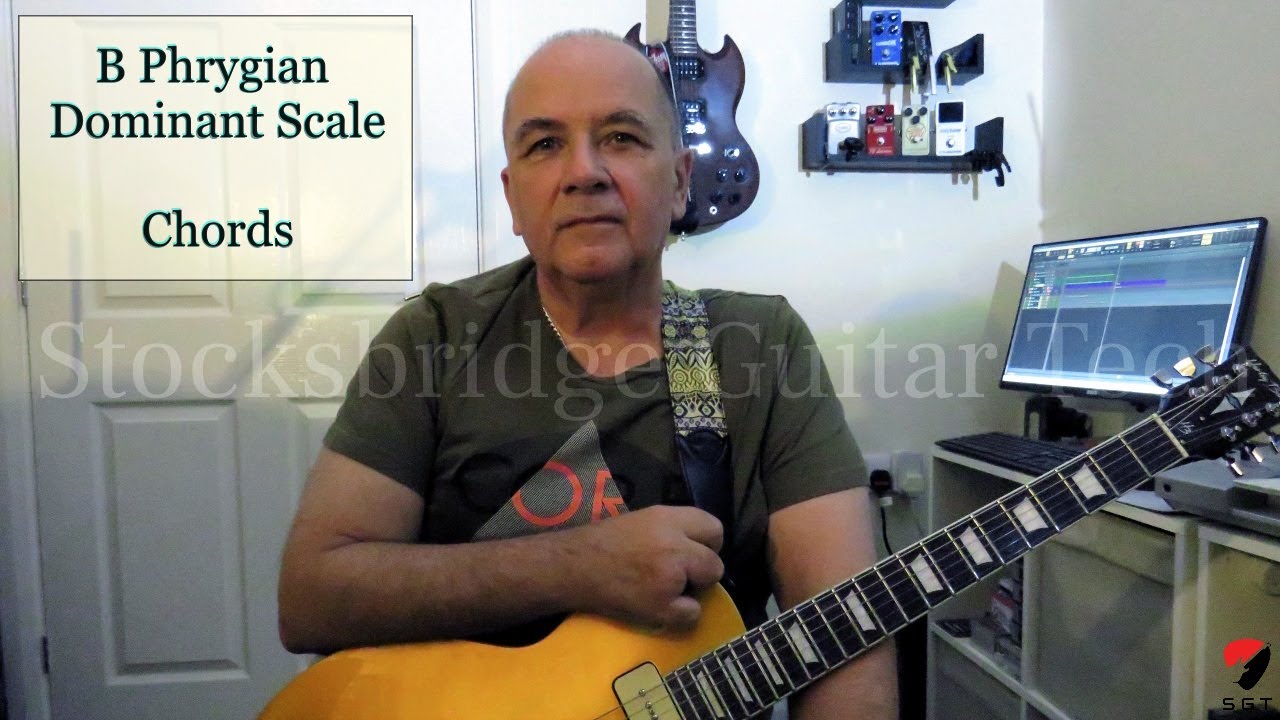 B Phrygian Dominant Scale Chords Guitar Lesson - YouTube