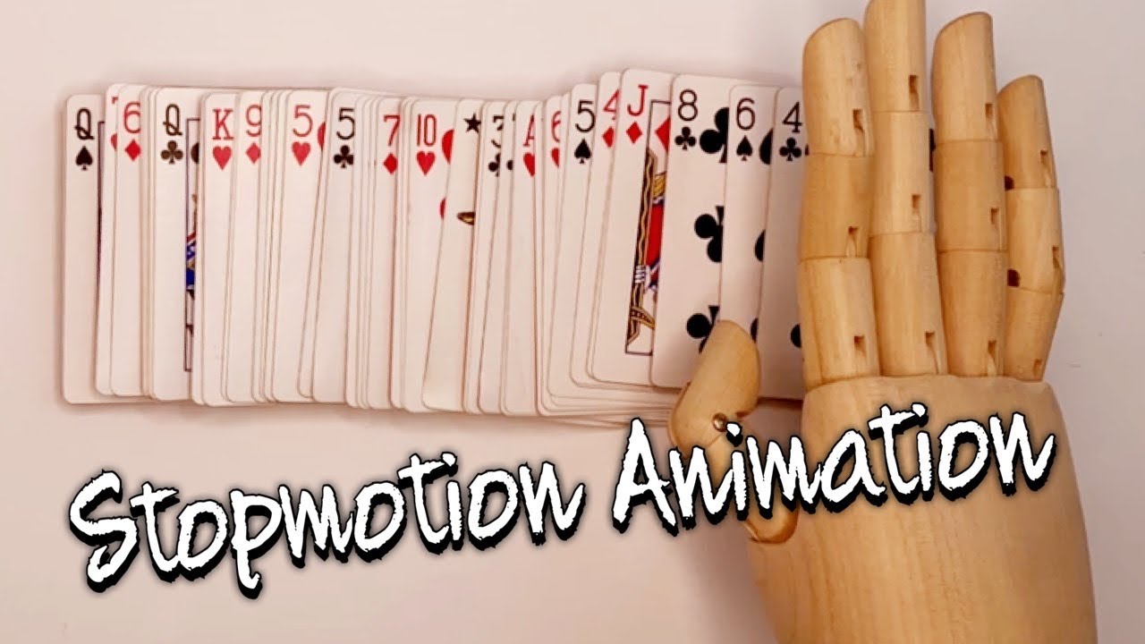 A Stopmotion Animation! Play your cards right! - YouTube
