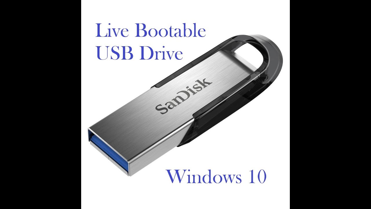 How to create live bootable USB Drive - YouTube