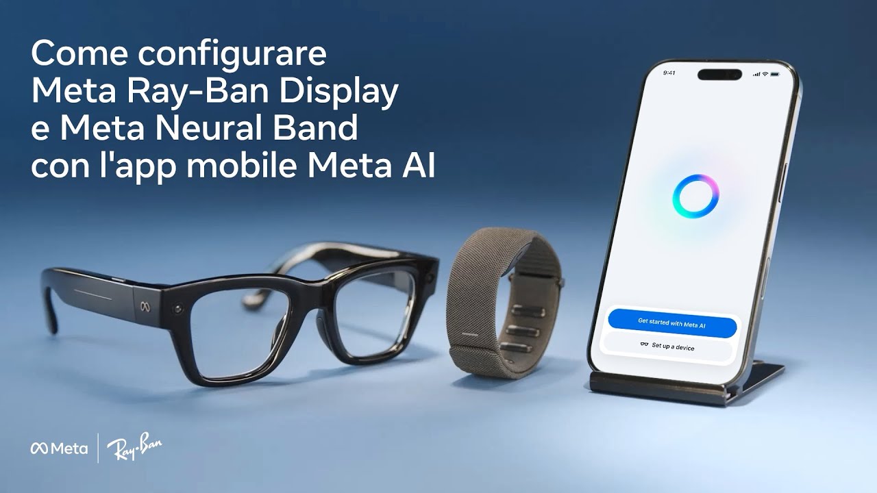 Come configurare Meta Ray-Ban Display e la Meta Neural Band con l'app ...