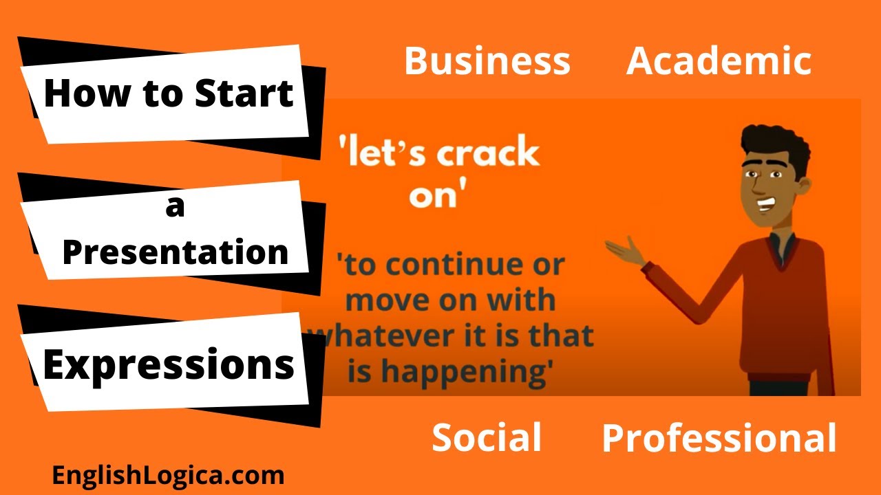 How to Start a Presentation - Expressions | Business & Spoken English - YouTube
