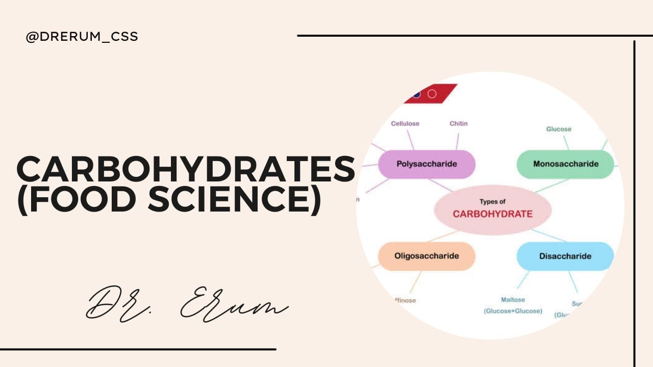 Carbohydrates "Food Science Series" (Dr Erum GSA Series) - YouTube