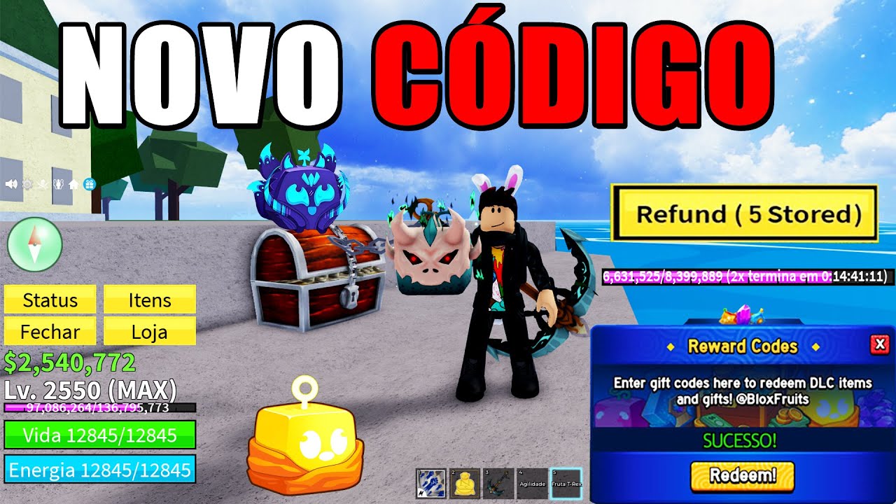 NOVOS CÓDIGOS + 26 CÓDIGOS DE EXP BELI E RESET - blox fruit codes... - YouTube
