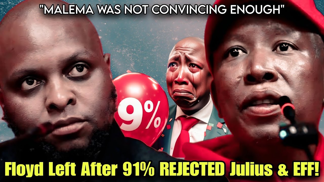 Floyd Shivambu Left EFF After 91% South Africans REJECTED Julius Malema ...