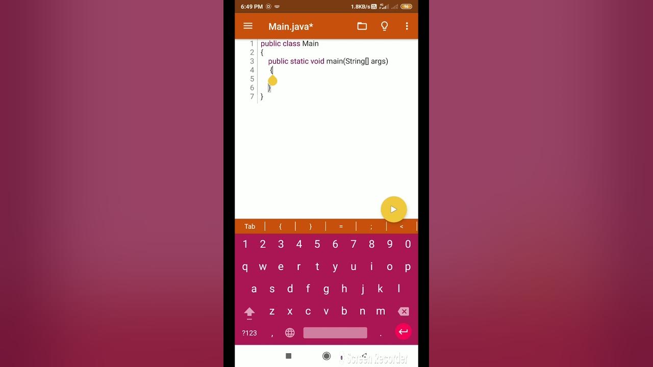 JAVA PROGRAM USING JVDROID APP - YouTube