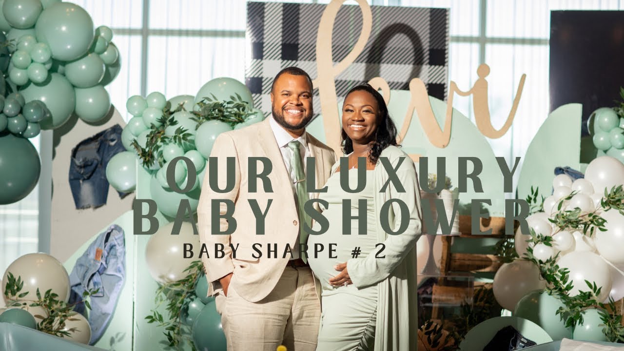 The Most LUXE Baby Shower EVER! | Baby Sharpe #2 - YouTube