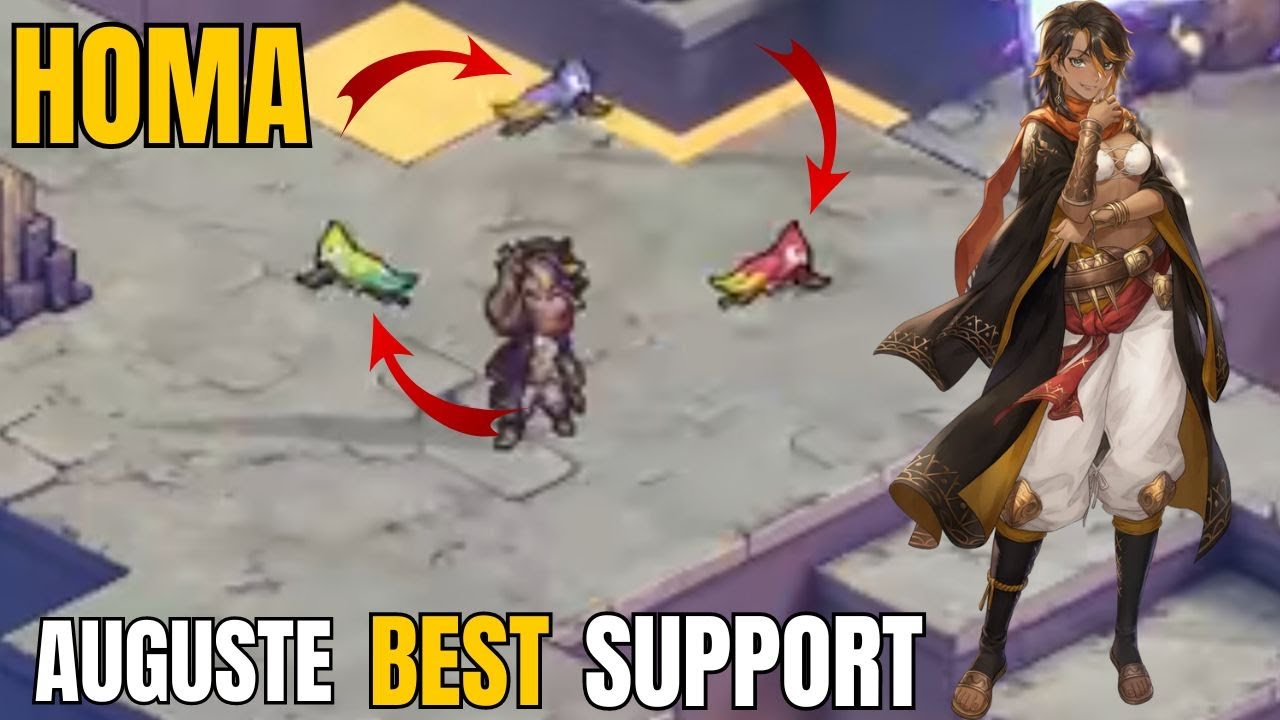 Sword of Convallaria - Homa | Auguste's best Support? - YouTube