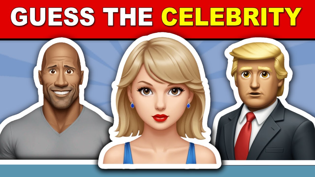 GUESS THE CELEBRITY BY EMOJI 😍 | Celebrity Quiz #celebrity - YouTube