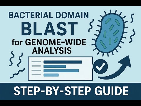 Bacterial domain blast for genome wide analysis - YouTube
