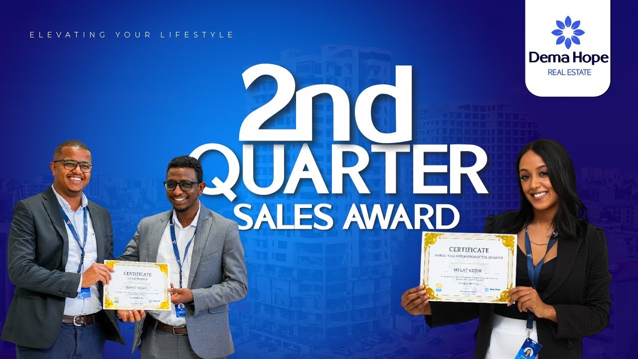 Dema hope real estate 2nd Quarter Sales Award - YouTube