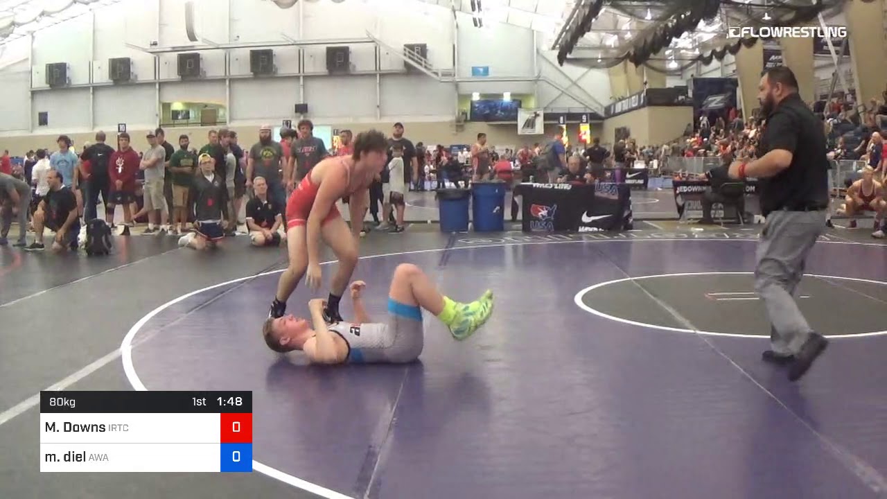 80 Kg Consi Of 16 2 Micah Downs IRTC Vs Mason Diel Askren Wrestling ...