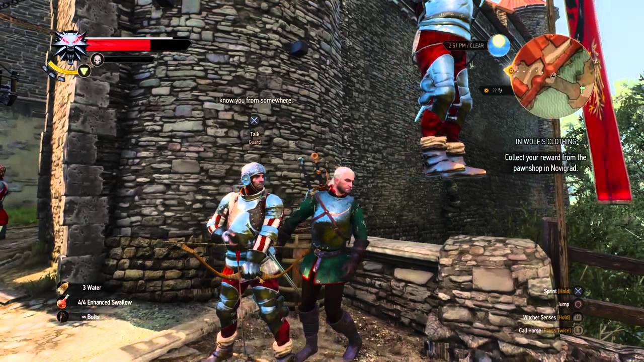 The Witcher 3: How guards REALLY spot you from afar - YouTube