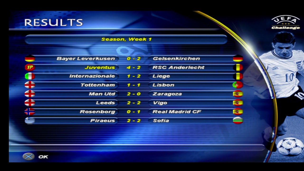 UEFA Challenge (PlayStation 2) on ps3 - YouTube