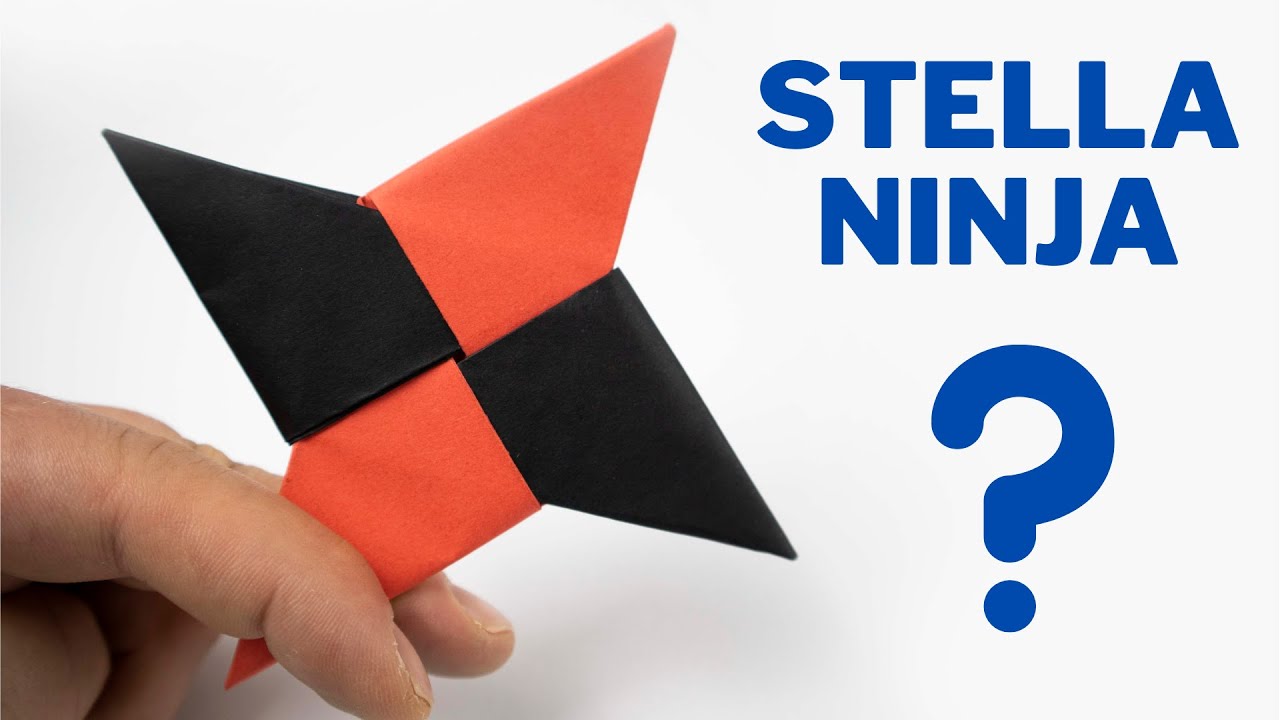 Stella Ninja de Origami | Shuriken Origami (Fácil) 🌟 - YouTube