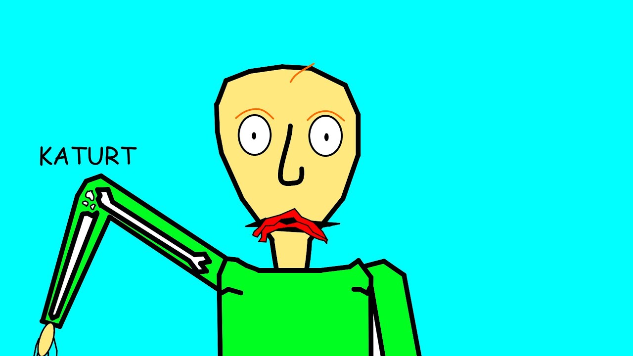 BALDI BREAKS ARM! (Anim8or) - YouTube