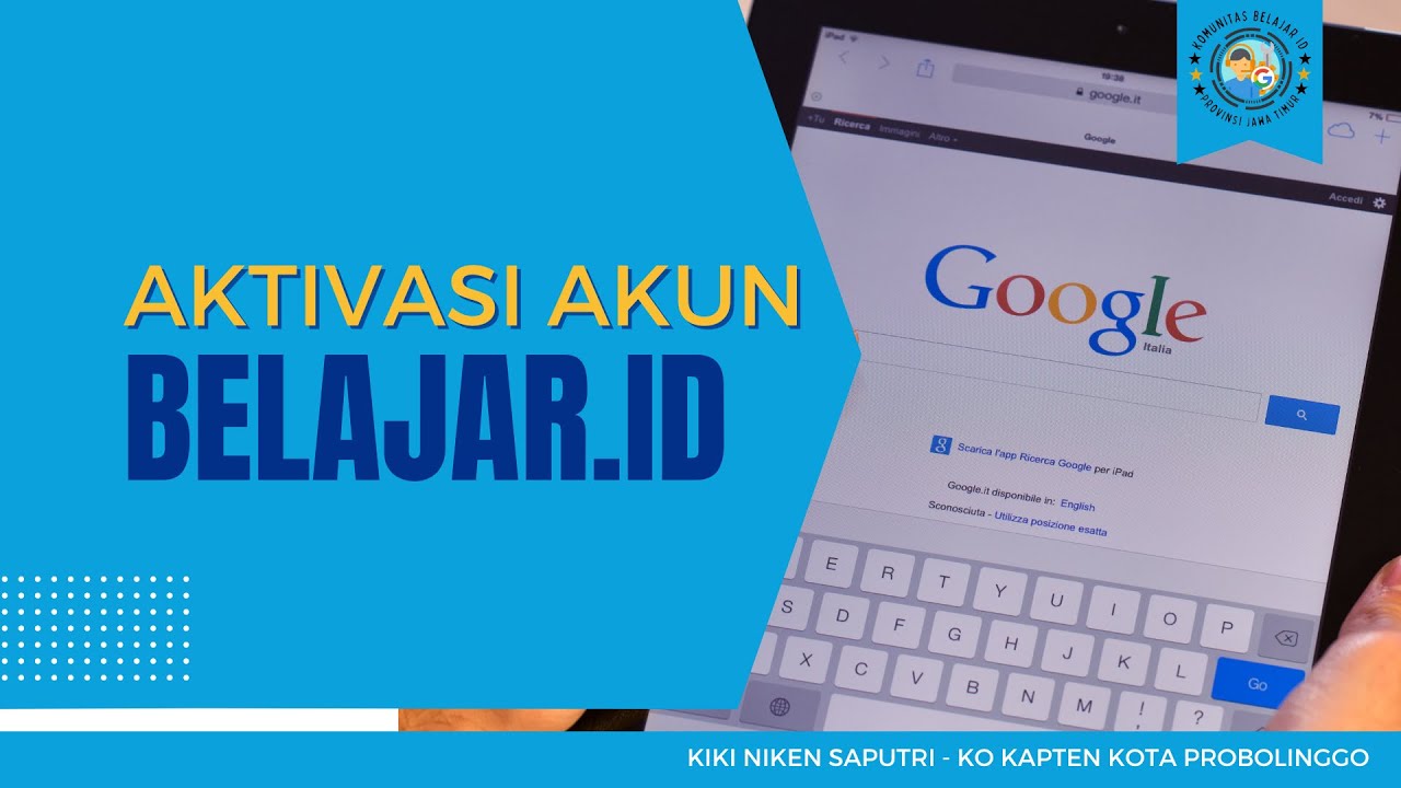 Cara Aktivasi Akun Belajar.Id - YouTube