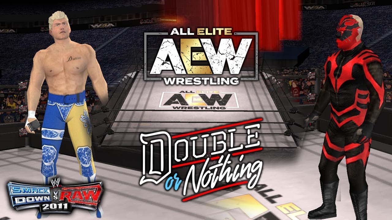 WWE SvR 2011: AEW Double or Nothing Cody vs Dustin Rhodes [Texture Mods ...