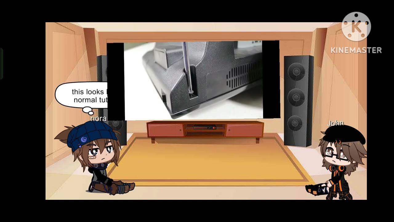 two of my OC's react to HowToBasic how to fix a broken TV - YouTube
