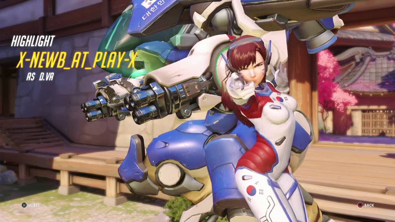 Overwatch: D.Va's Self Destructive Summer Games Highlights Night - #2 ...