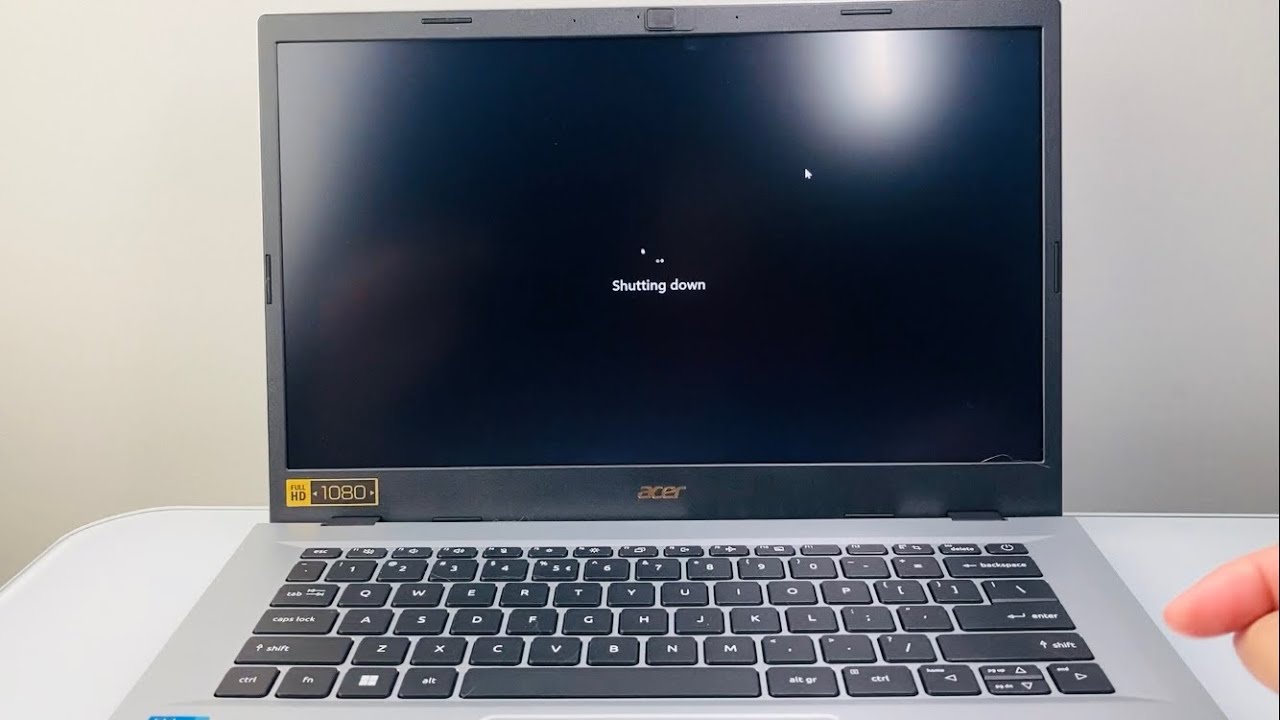 How To Shutdown Acer Laptop Using Keyboard Shortcut - YouTube
