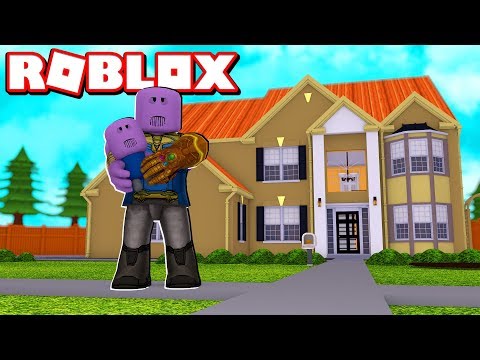 THANOS ADOPTING AND RAISING CUTE BABY THANOS in ROBLOX