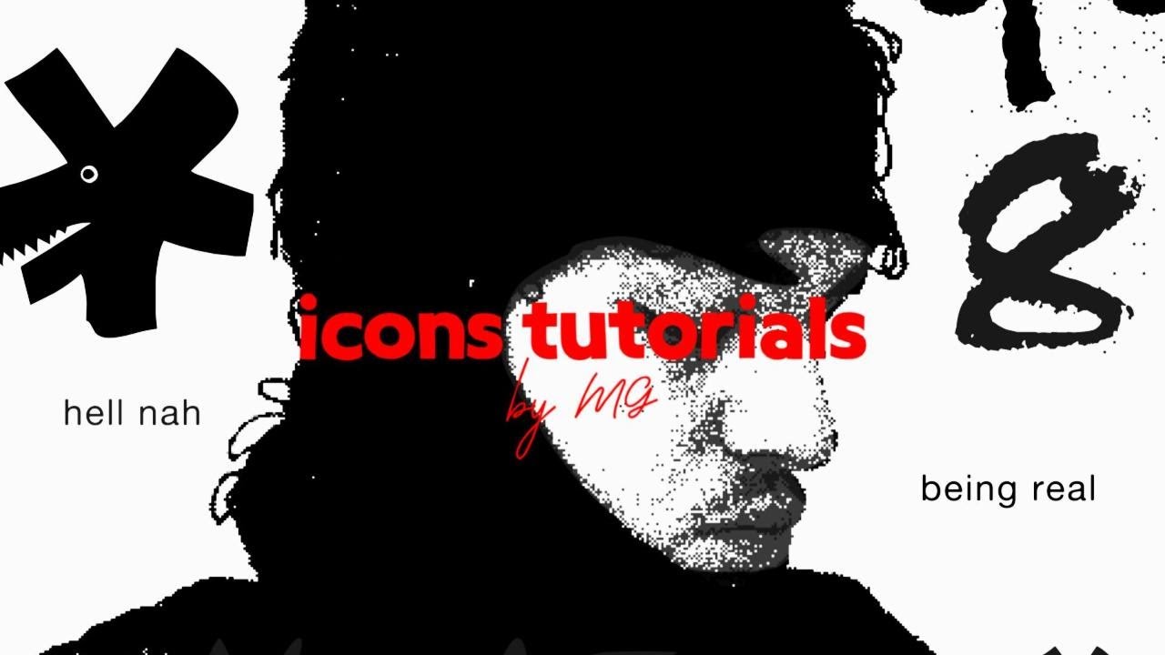 ibis paint x icons tutorial by MG - YouTube