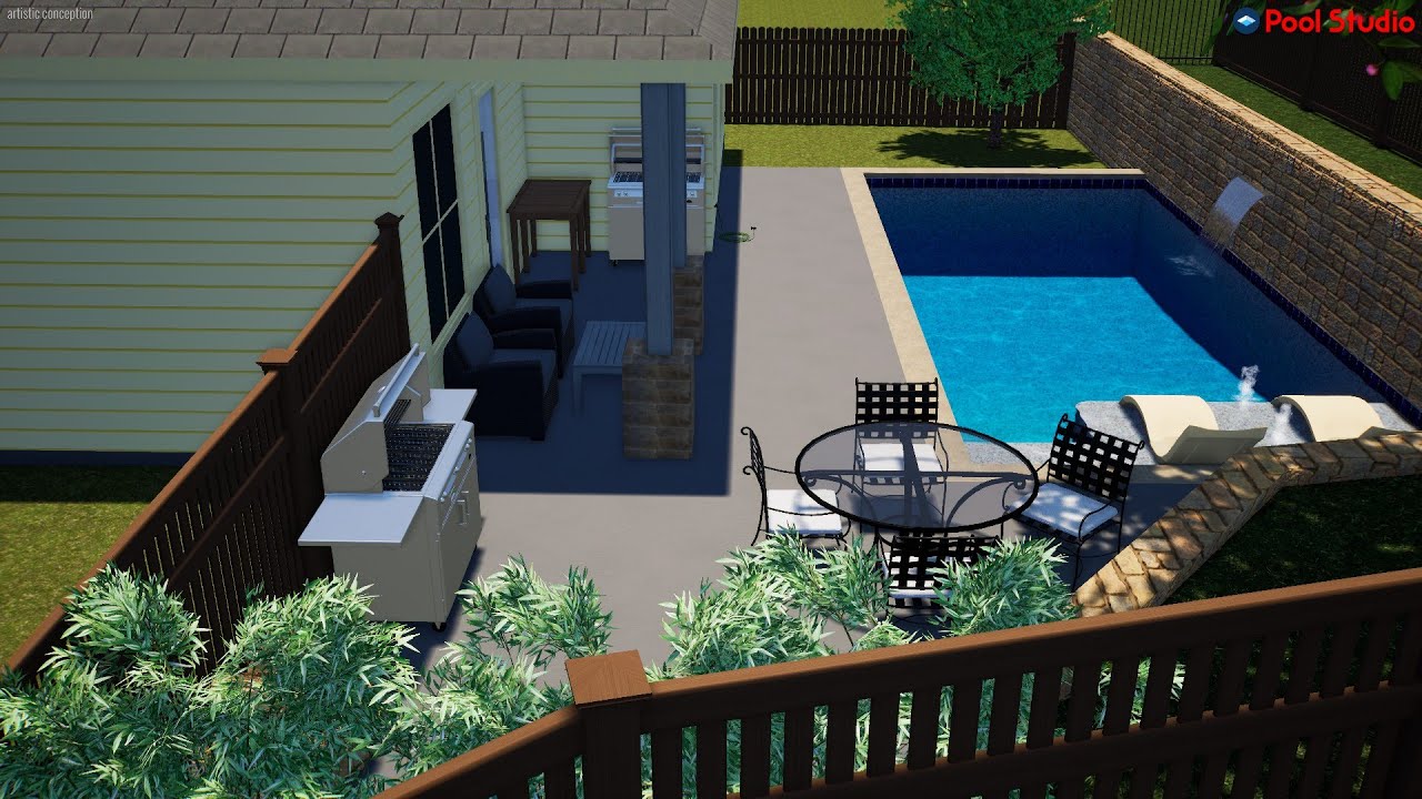 Aaron Family Pool Design - Premier Pools and Spas North - YouTube