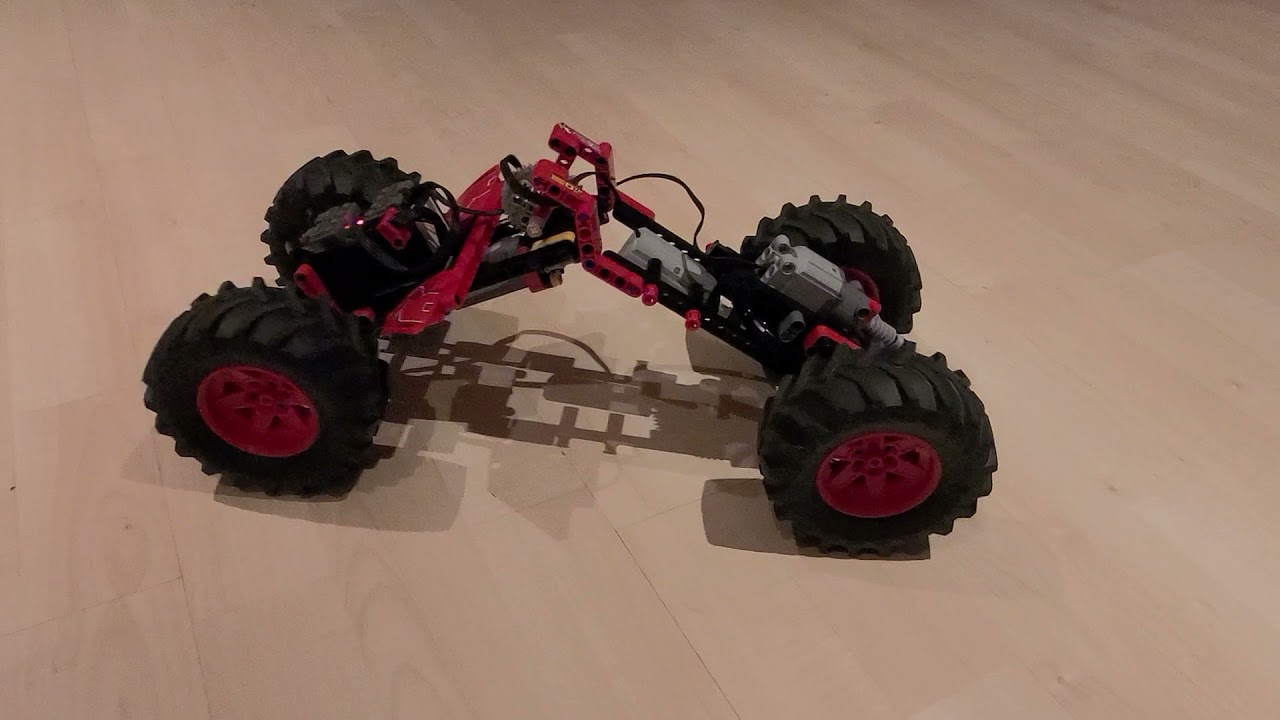 Amazing Lego extendable car drive test - YouTube