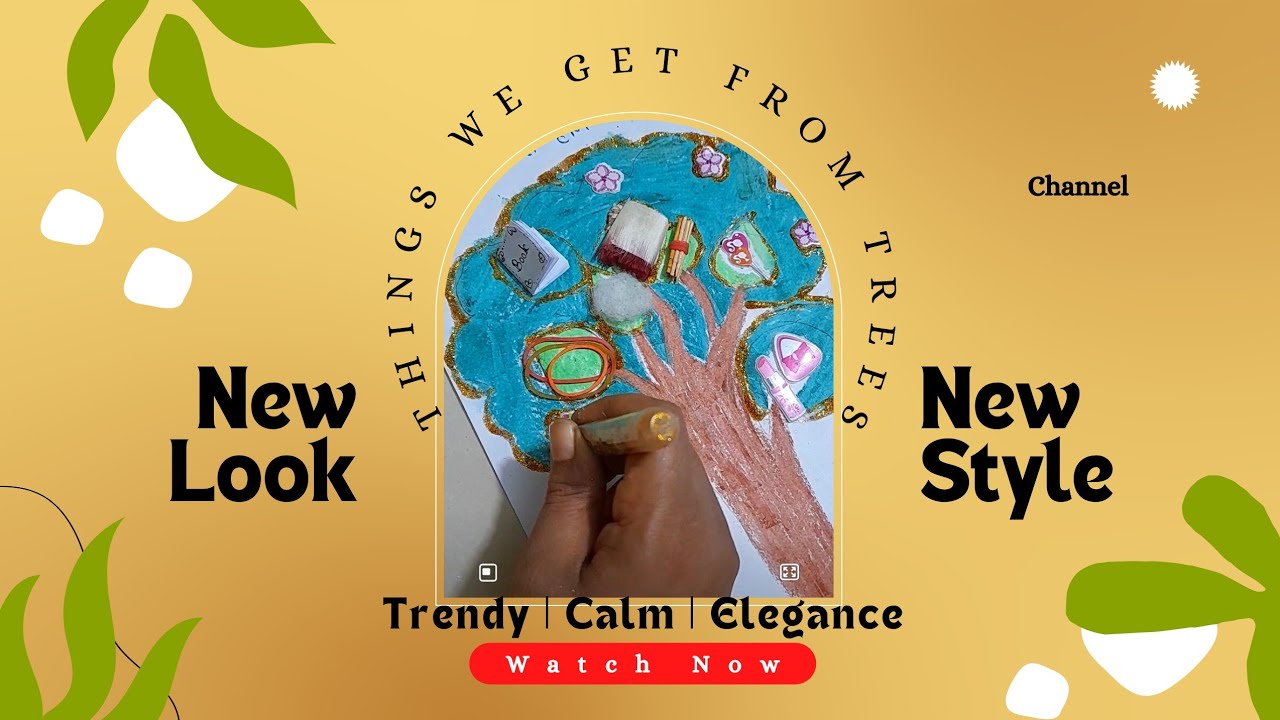 Things we get from trees# things we use from tree# How to draw tree and ...