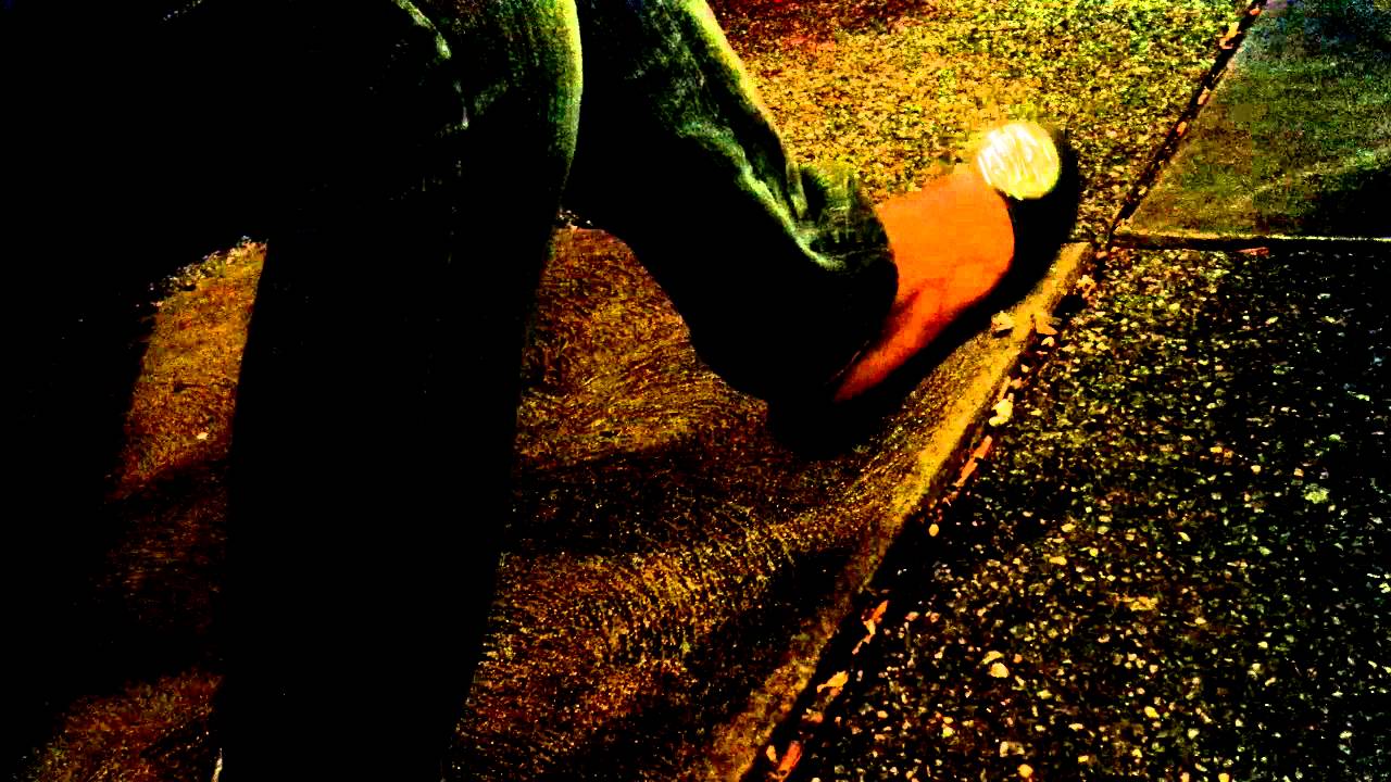 Diva Long Legs black flats at bus stop - YouTube