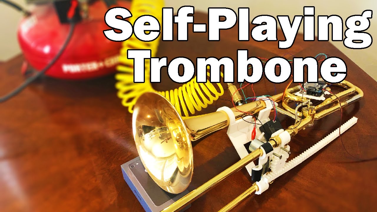 Robotic Trombone Plays Songs Automatically - YouTube