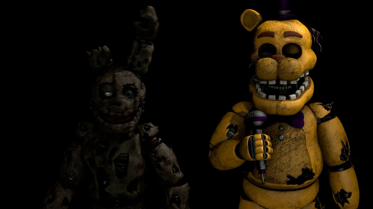 springtrap and fredbear bros forever sfm short - YouTube