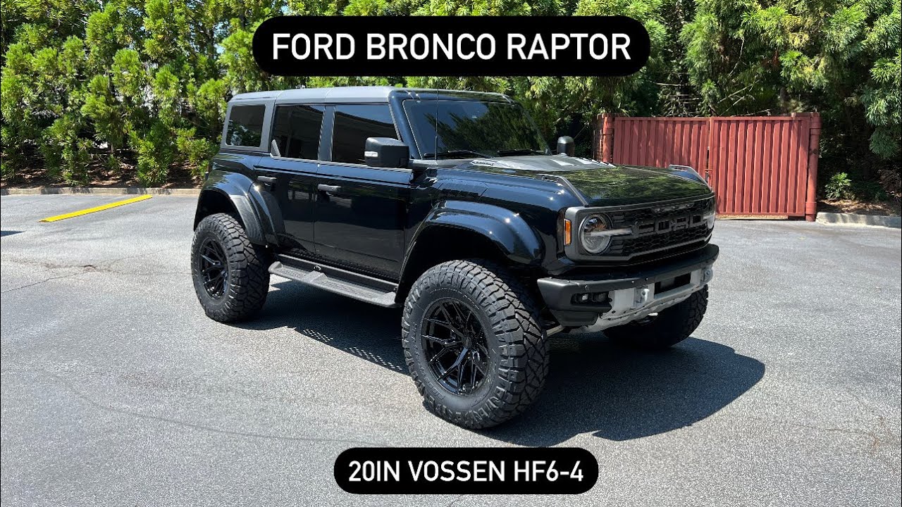 Ford Bronco Raptor | 20in Vossen HF6-4 Wheels & RPG OffRoad Lift - YouTube