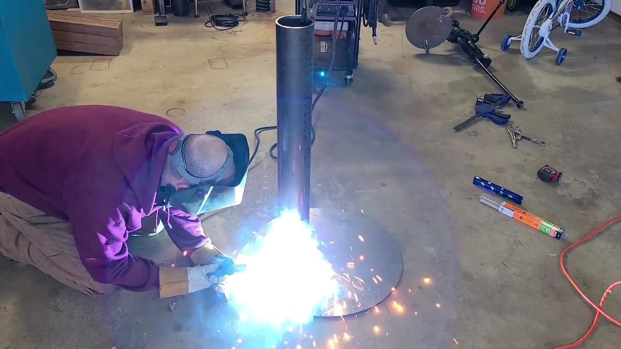 How To Weld and Square a Steel Tube - YouTube