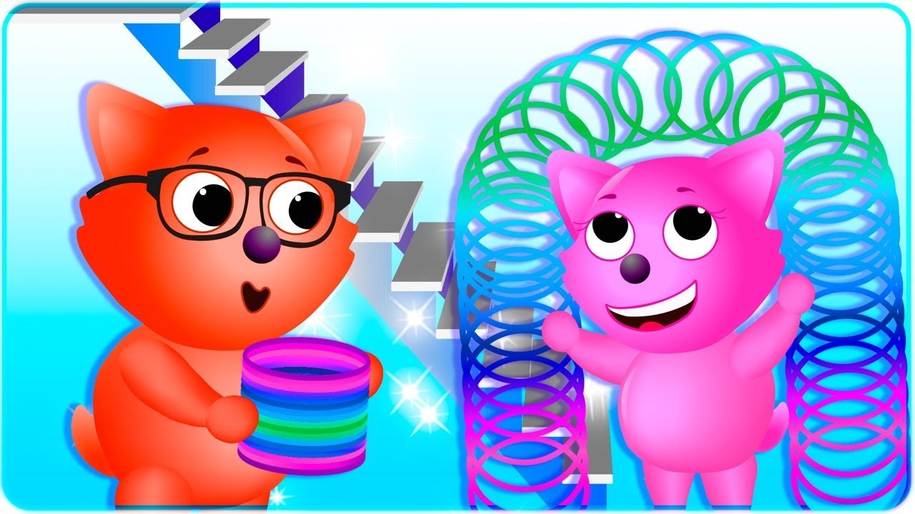 Gummy Fox Toy Springs Finger Family for Kids - YouTube