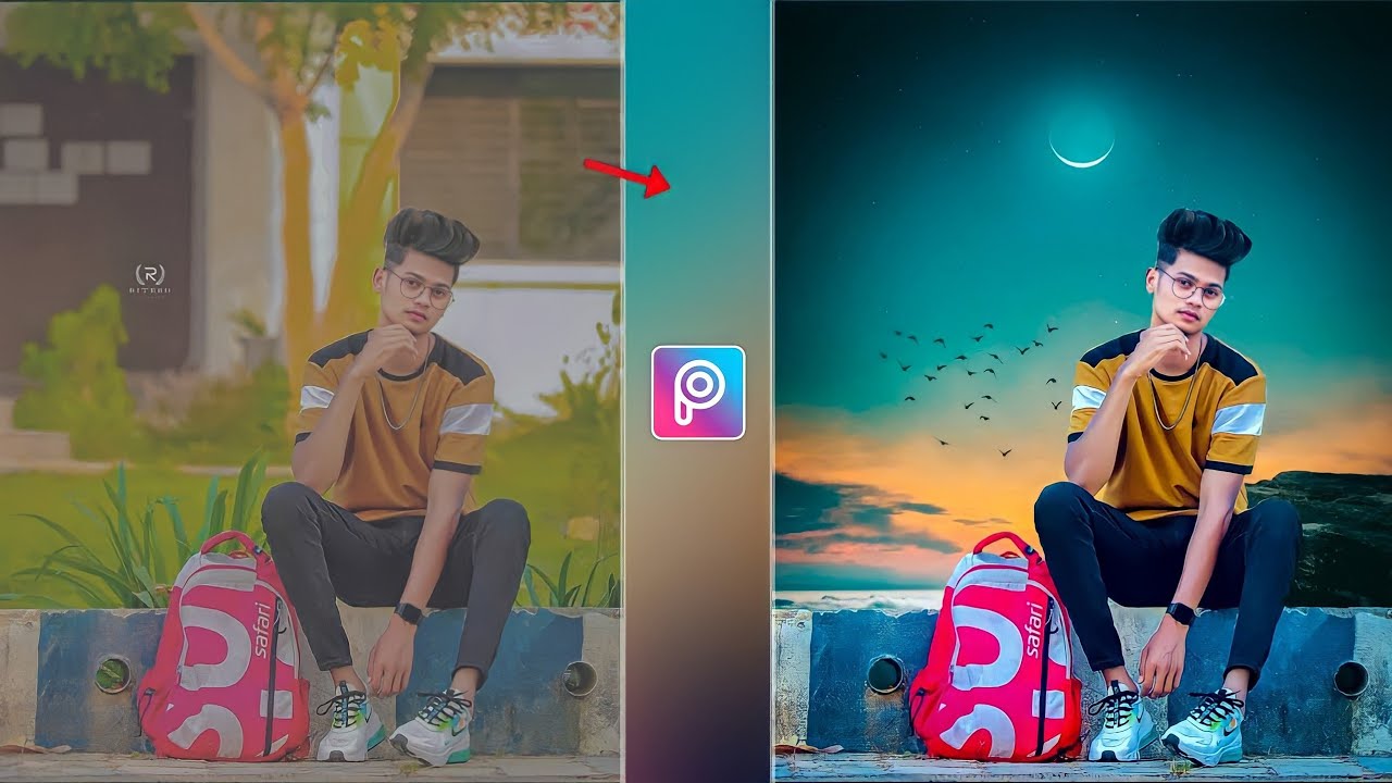 PicsArt Background Change || PicsArt se Photo Editing kaise kare ...