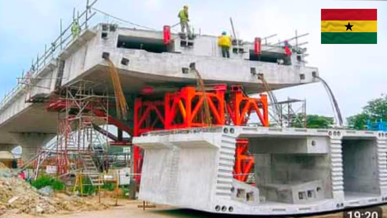 At the long last.the suame fly over interchange project is in the sky ...