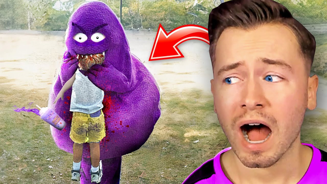 Das GRUSELIGSTE Grimace Bild in REAL LIFE!😱 - YouTube