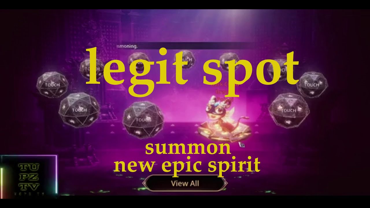 SUMMON EPIC SPIRIT BEST SPOT [MIR 4] - YouTube