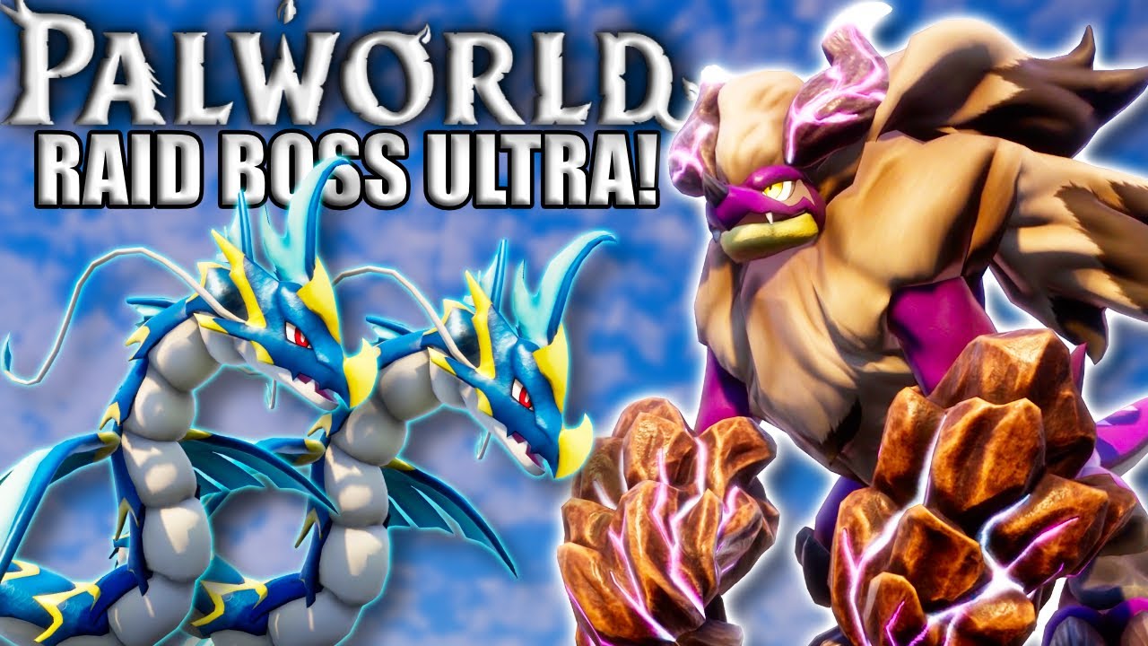 Palworld Blazamut Ryu Ultra Raid Boss! Palworld Sakurajima Update ...