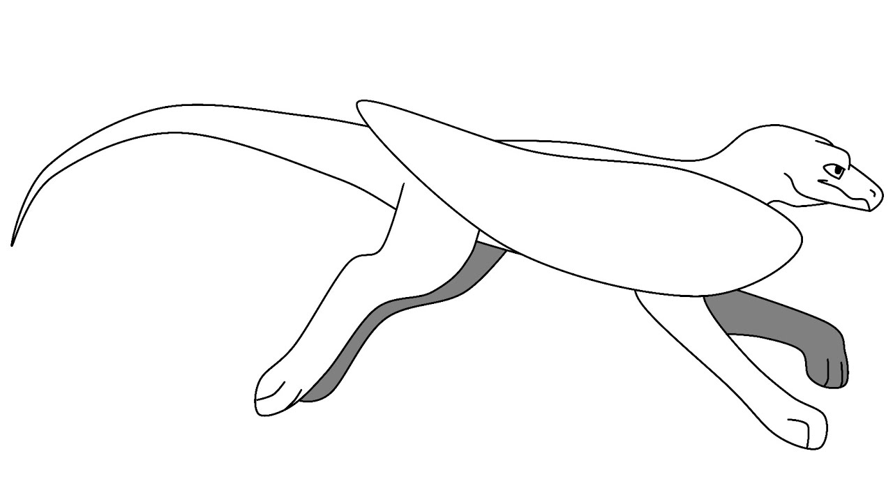 Dragon Run Cycle (Animation Practice) - YouTube