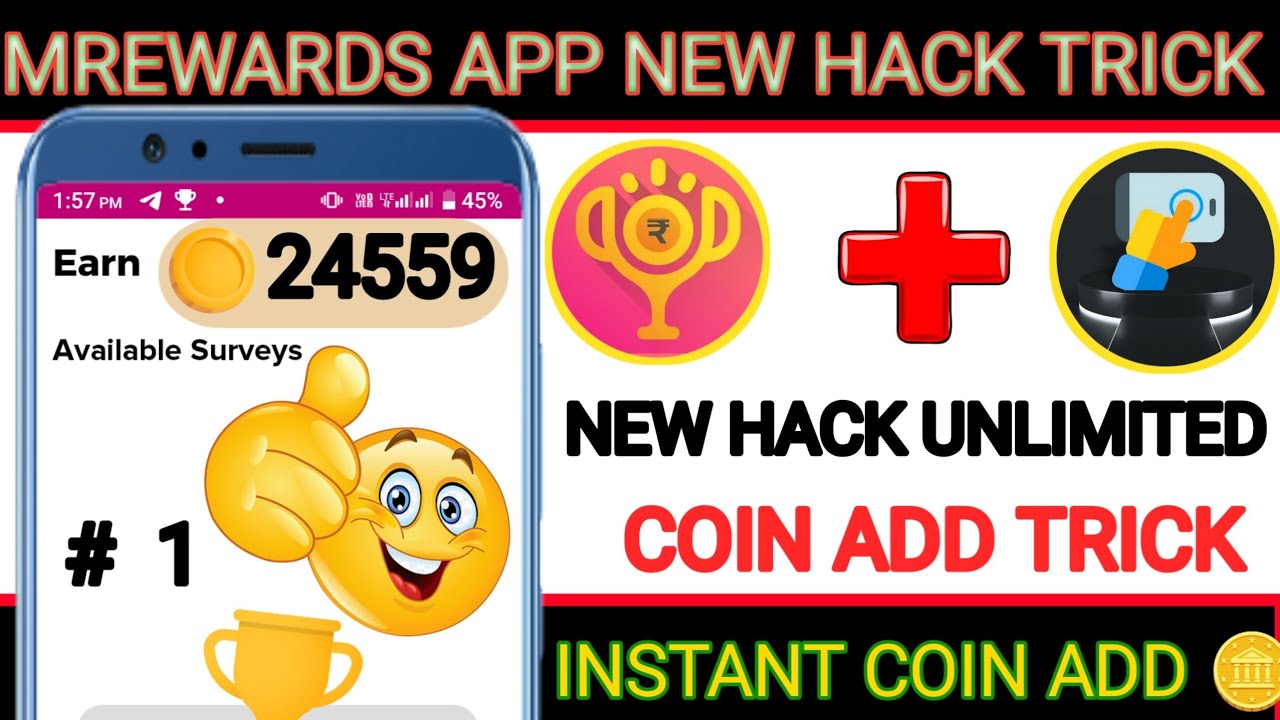 Mrewards App Hack Trick| mrewads App Unlimited Coin Add New Trick ...