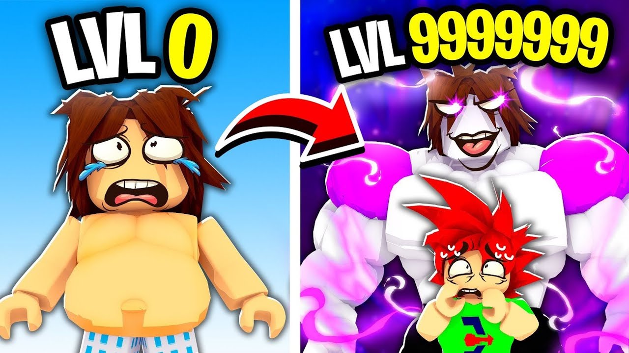 I spent 999,999 to get super strong and humiliate my friend in Gym ...