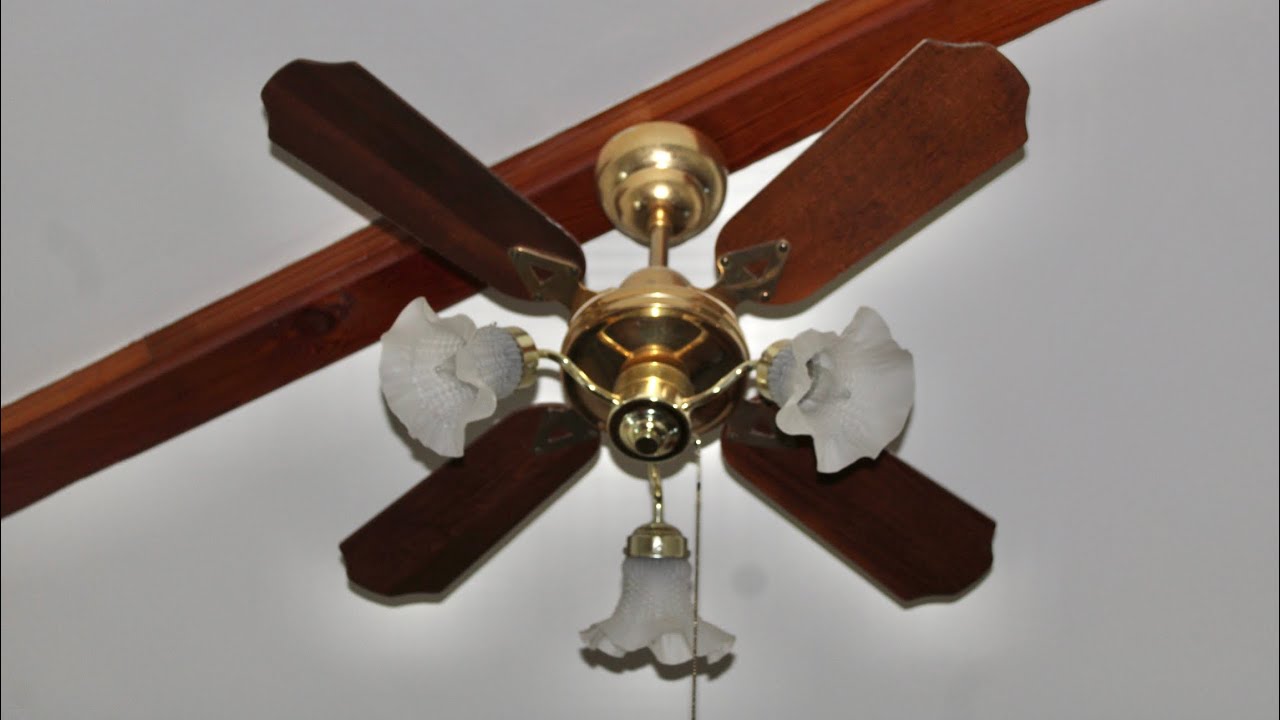 1981 SMC Spinner (laguna) 90cm ceiling fan | quick demonstration - YouTube