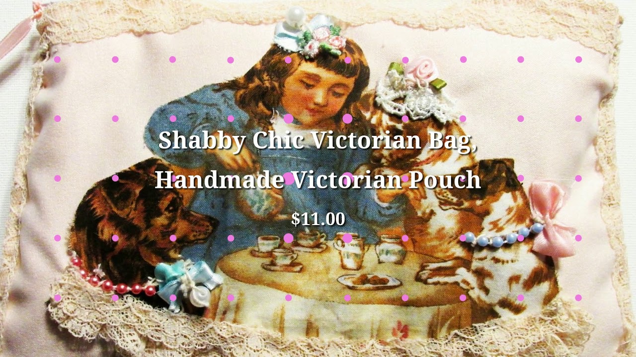 Janet's Creative Cottage - Shabby Chic Victorian Bag, Handmade ...